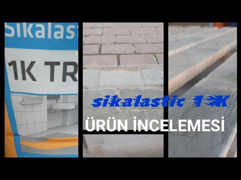 TAM ELASTİK SU YALITIMI,  SİKA sikalastic 1K TR ÜRÜN İNCELEMESİ.  her zeminde denedim !