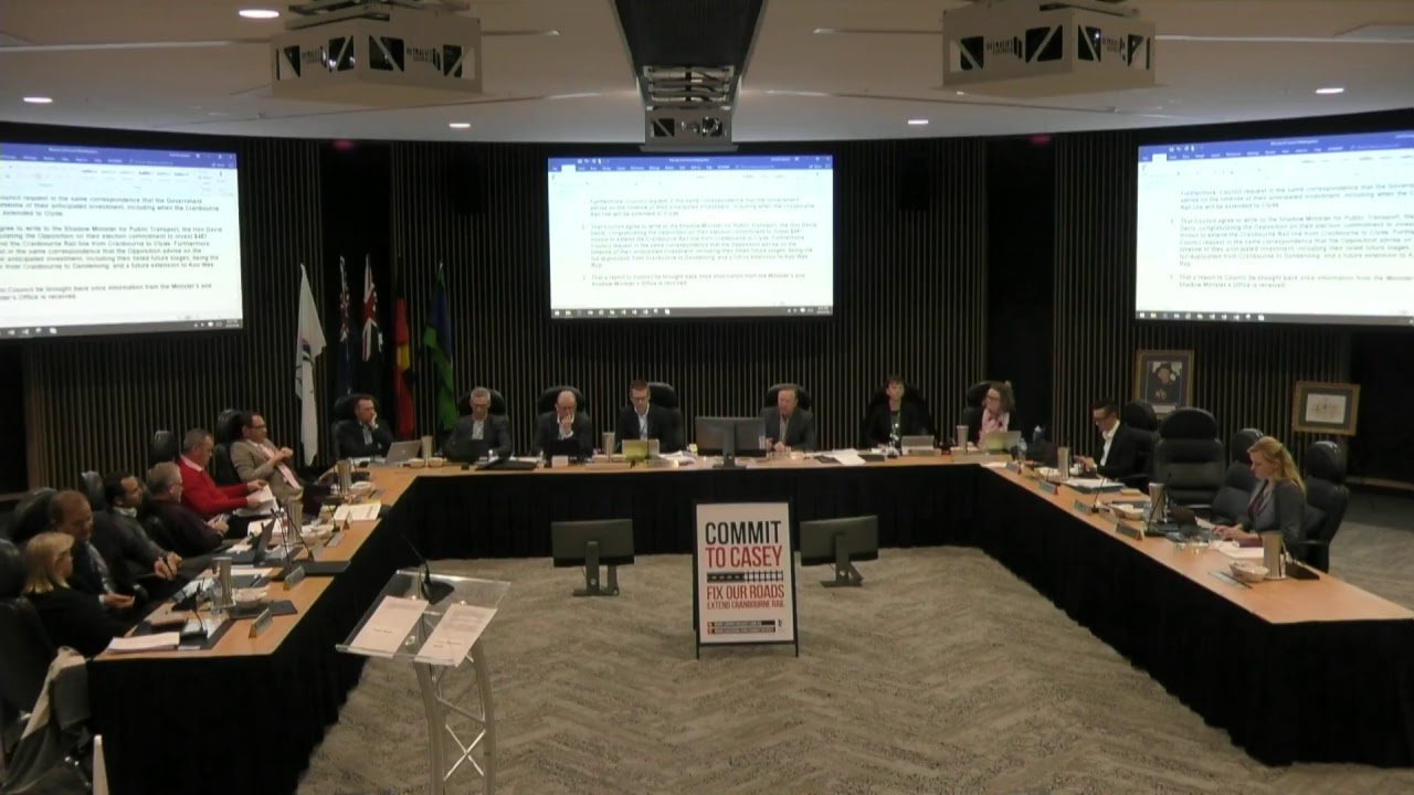 City of Casey Council Meeting - Tuesday 4th September 2018 - YouTube