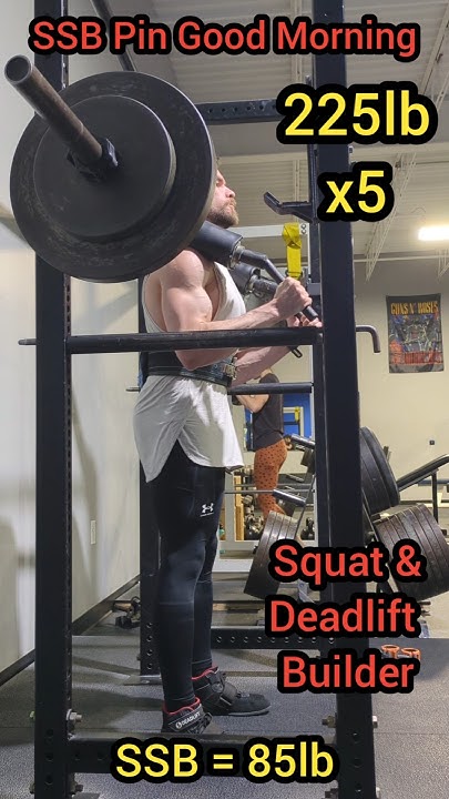 Boost your Deadlift & Squat with Good Mornings! (Low Back Strengthening ...