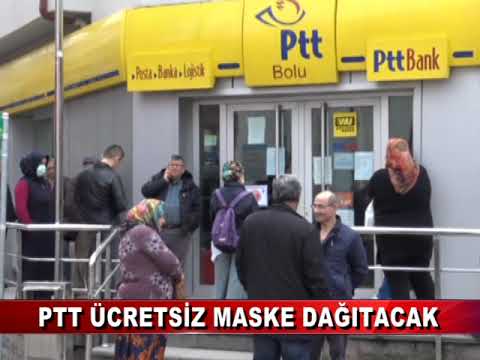 PTT ÜCRETSİZ MASKE DAĞITACAK (06.04.2020)