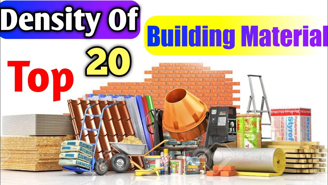 What is Density Of Building Material | Bulk Density of Construction ...