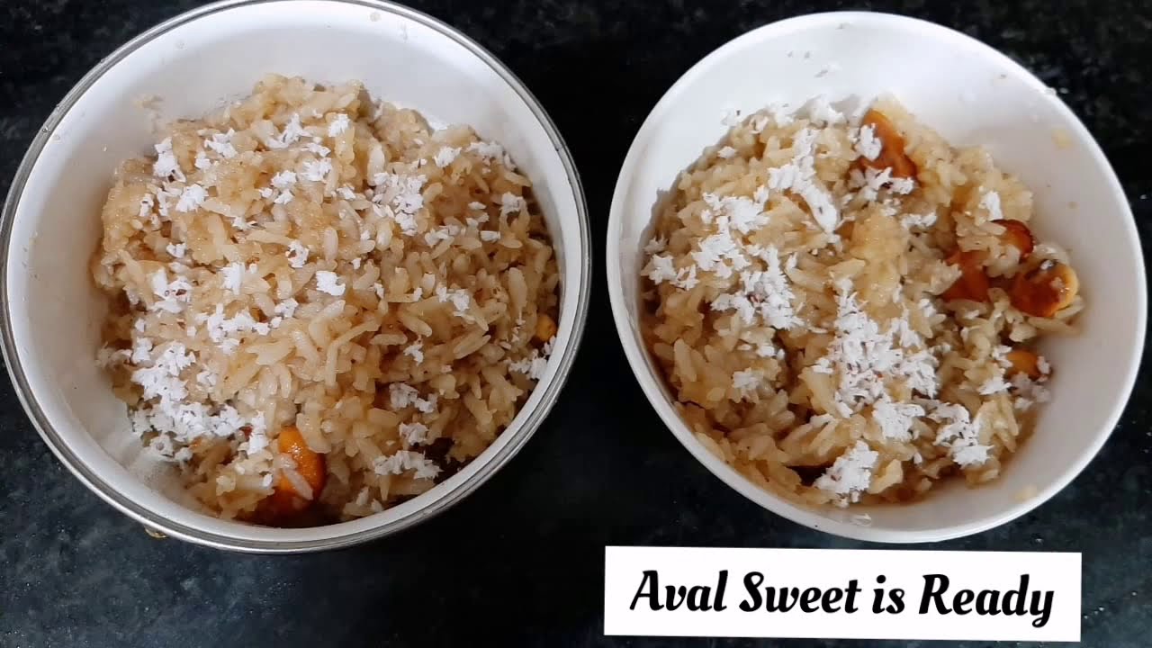 Aval Recipes | Rice flakes evening snacks | Poha varieties | Sweet and ...