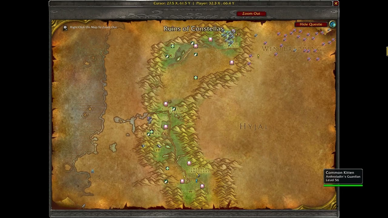 Corrupted Sabers Quest - WoW Classic - YouTube