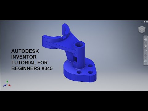 Autodesk Inventor Tutorial #345 || Inventor tutorial for Beginners ...