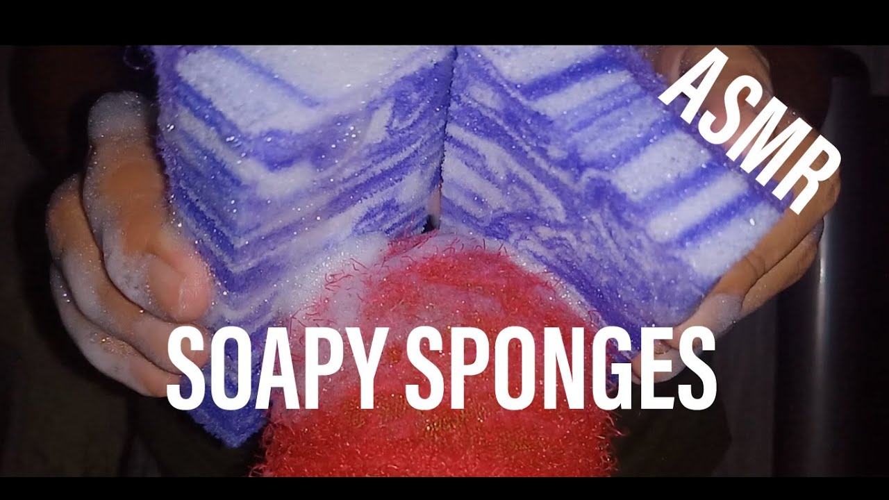 ASMR / Fast and Aggressive / Intense brushing and squeezing of soapy ...