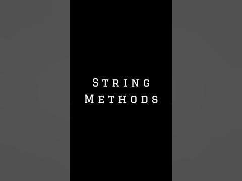 Dive into the world of Javascript string methods with this quick tutorial #stringmethods # ...