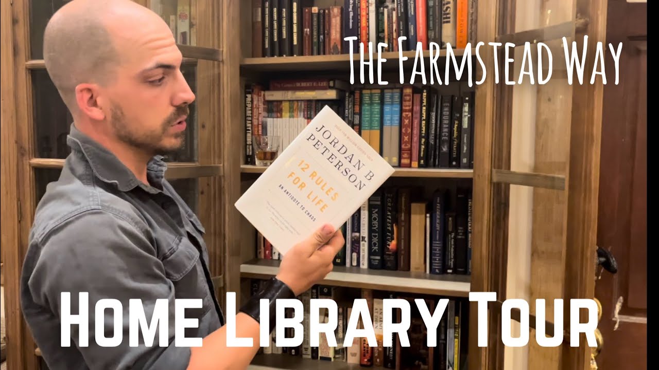 Home Library Tour - YouTube