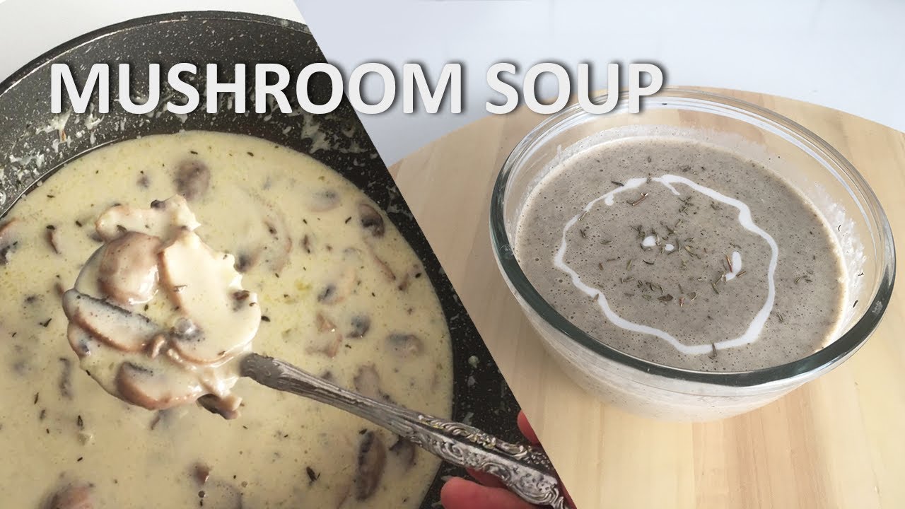MUSHROOM SOUP - Resep Sup Jamur Mudah Tanpa Krim - YouTube