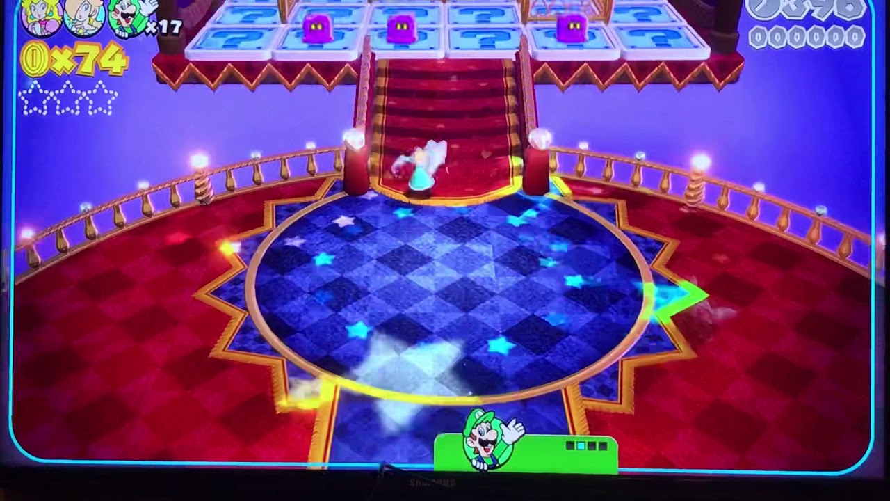 Super Mario 3D World fight 🌺-1 Switch Shock Circus 3 players - YouTube