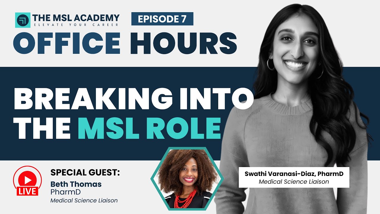 Breaking Into the MSL Role by The MSL Academy™ - Episode 7 with Dr. Beth Thomas - YouTube