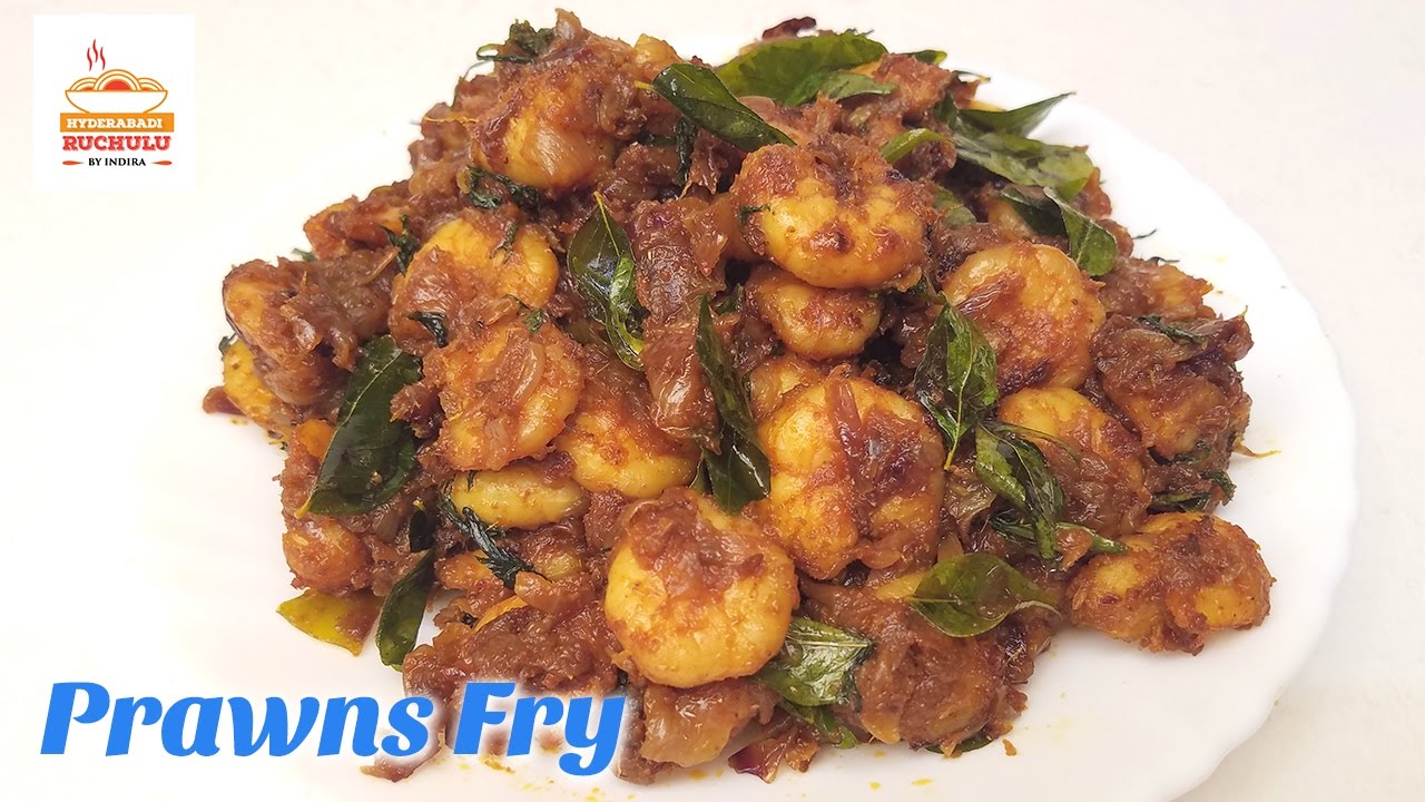Prawns Fry Recipe | Prawns Curry | How to make Prawns Curry | By ...