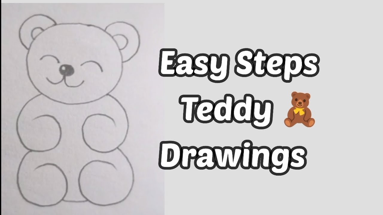 How to Draw with easy steps Teddy Drawings || Pencils easy sketch ...