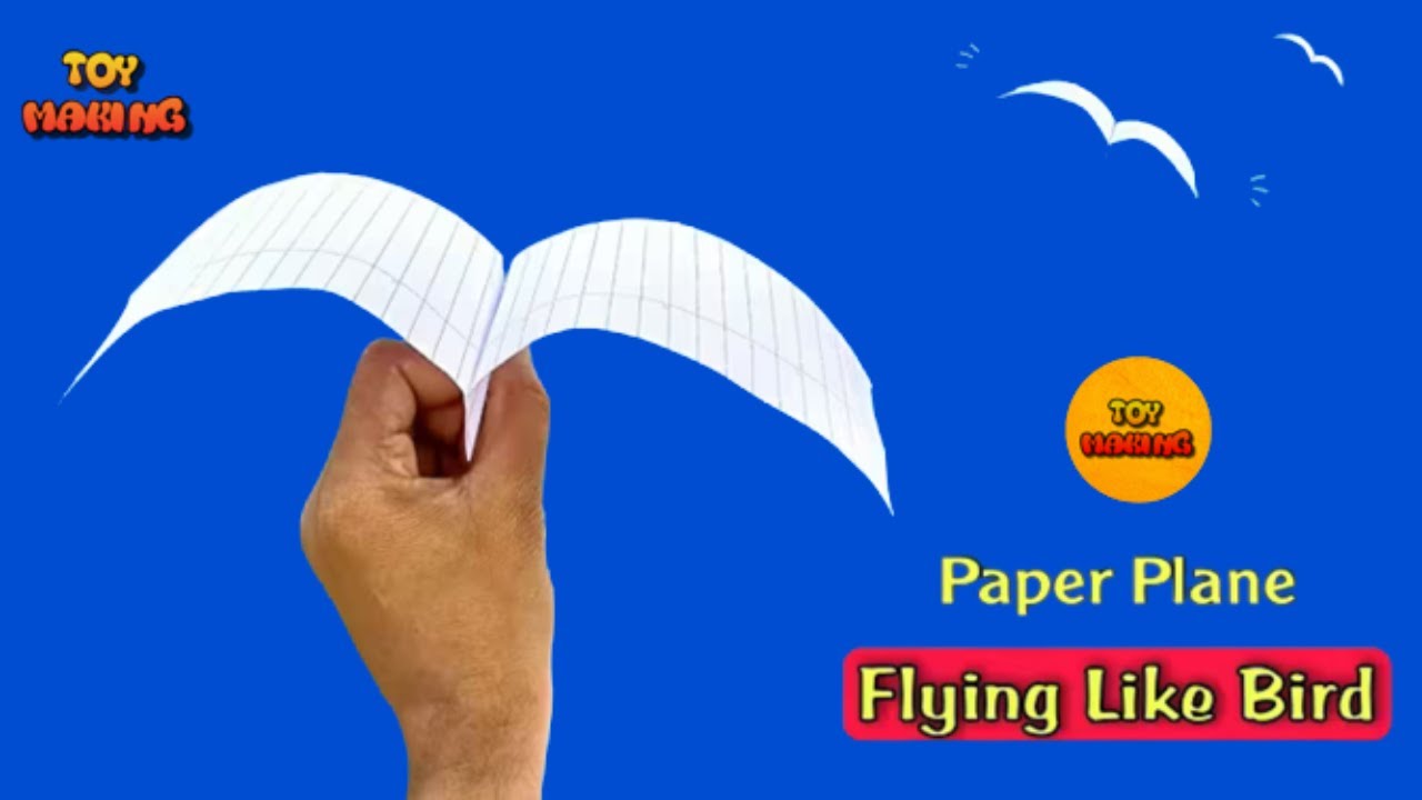 How to Make Notebook Bird Plane || Toy Making - YouTube