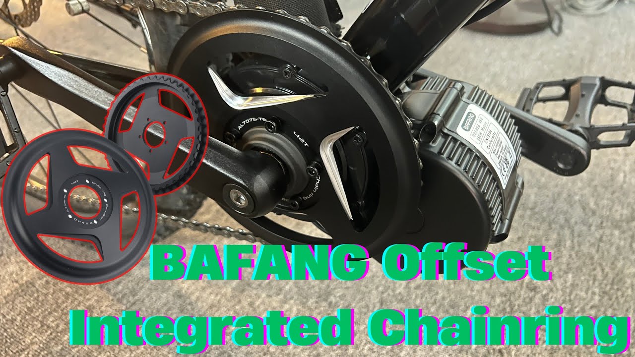 BAFANG Offset Chainring - Integrated Chain Ring with Guard for BBS01 ...
