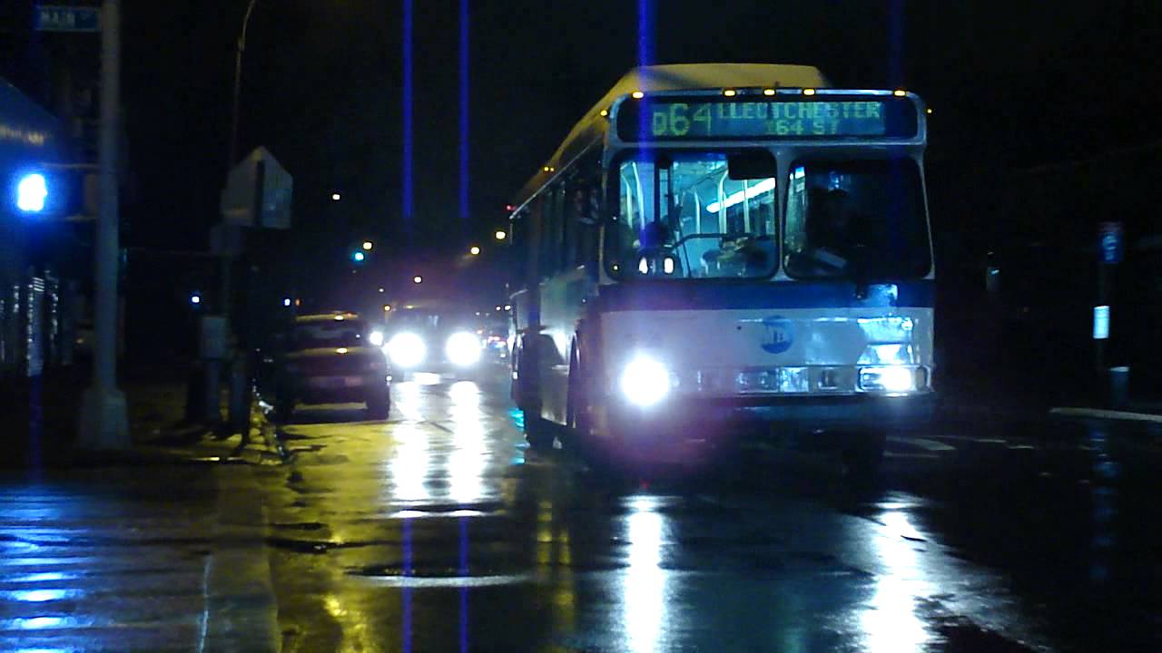 MTA Bus Company: Orion 05.501 CNG #9855 Q64 @ Jewel Avenue and Main ...