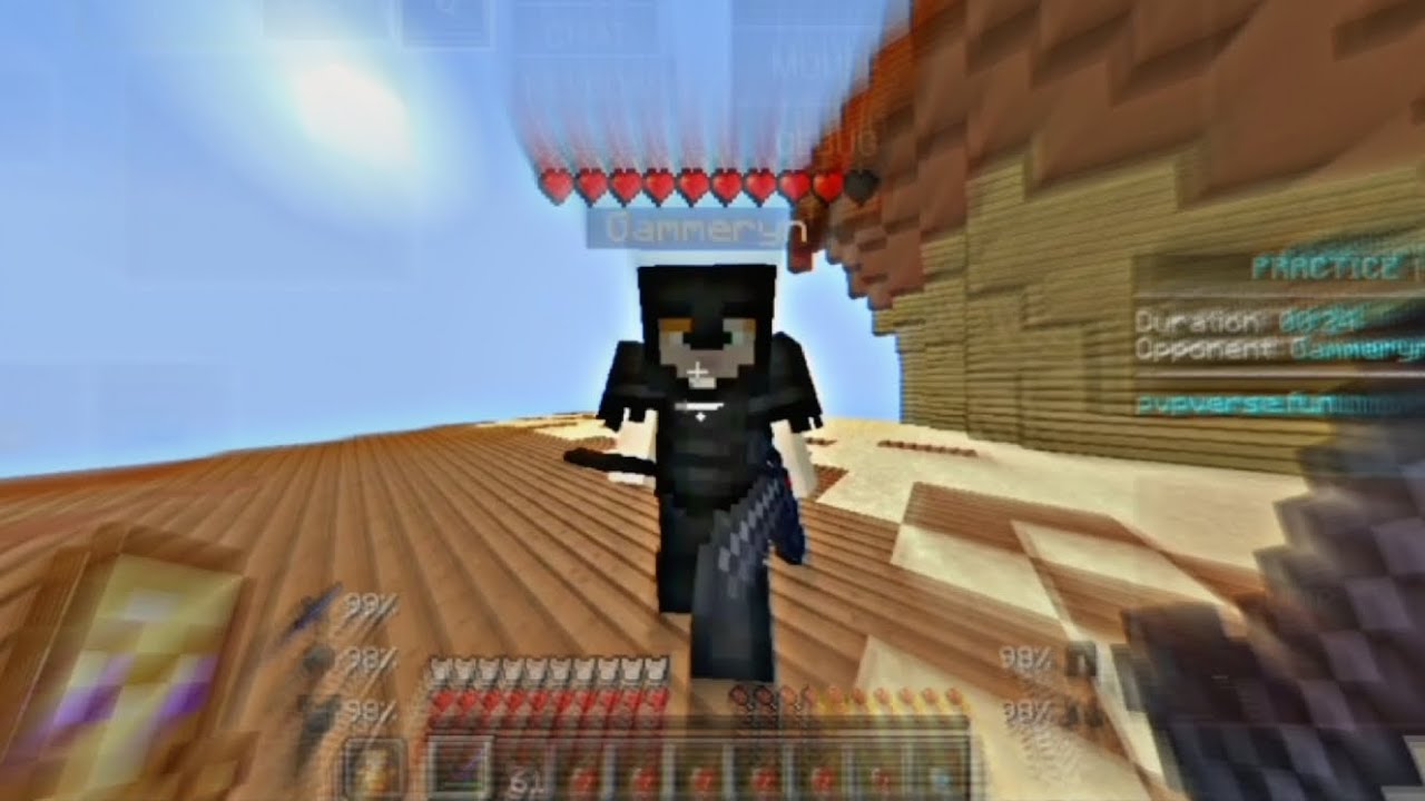 POJAV Launcher diamond port pvp netherite pot PVP montge - YouTube