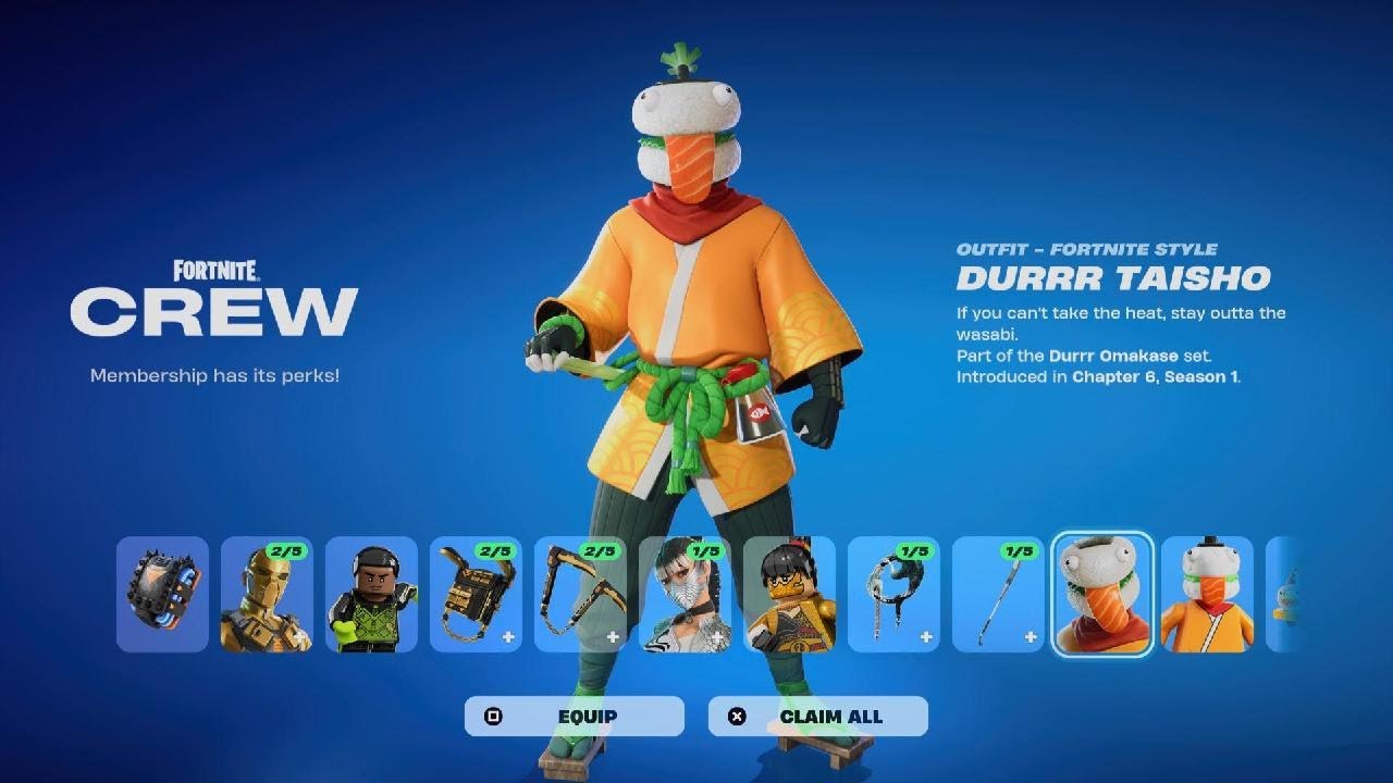 Fortnite January Crew Pack UNLOCKED and More!😱 - YouTube