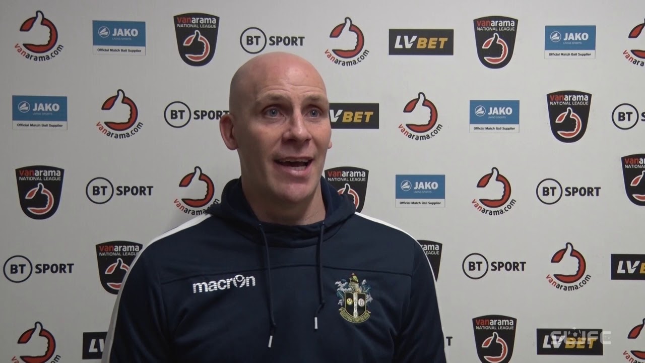SUFCtv: INTERVIEW Jason Goodliffe Sutton United 6 Woking 2 VNL 1/1/20 ...