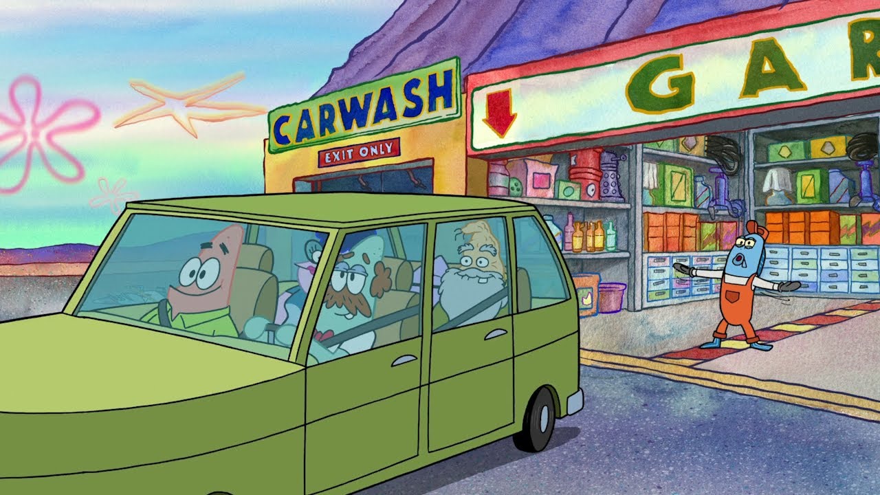 The Patrick Star Show UK edits - Gas Station Vacation - YouTube