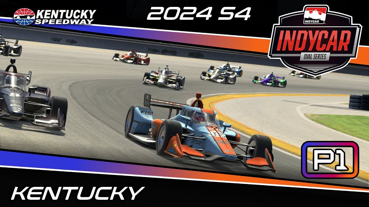 🏁IndyCar Oval Series Tues Night Top Split🏁 | KENTUCKY | 2024s4 Rd 9 ...