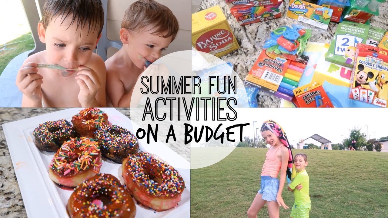 SUMMER ACTIVITIES FOR KIDS ON A BUDGET | DOLLAR TREE | BOREDOM BUSTERS ...