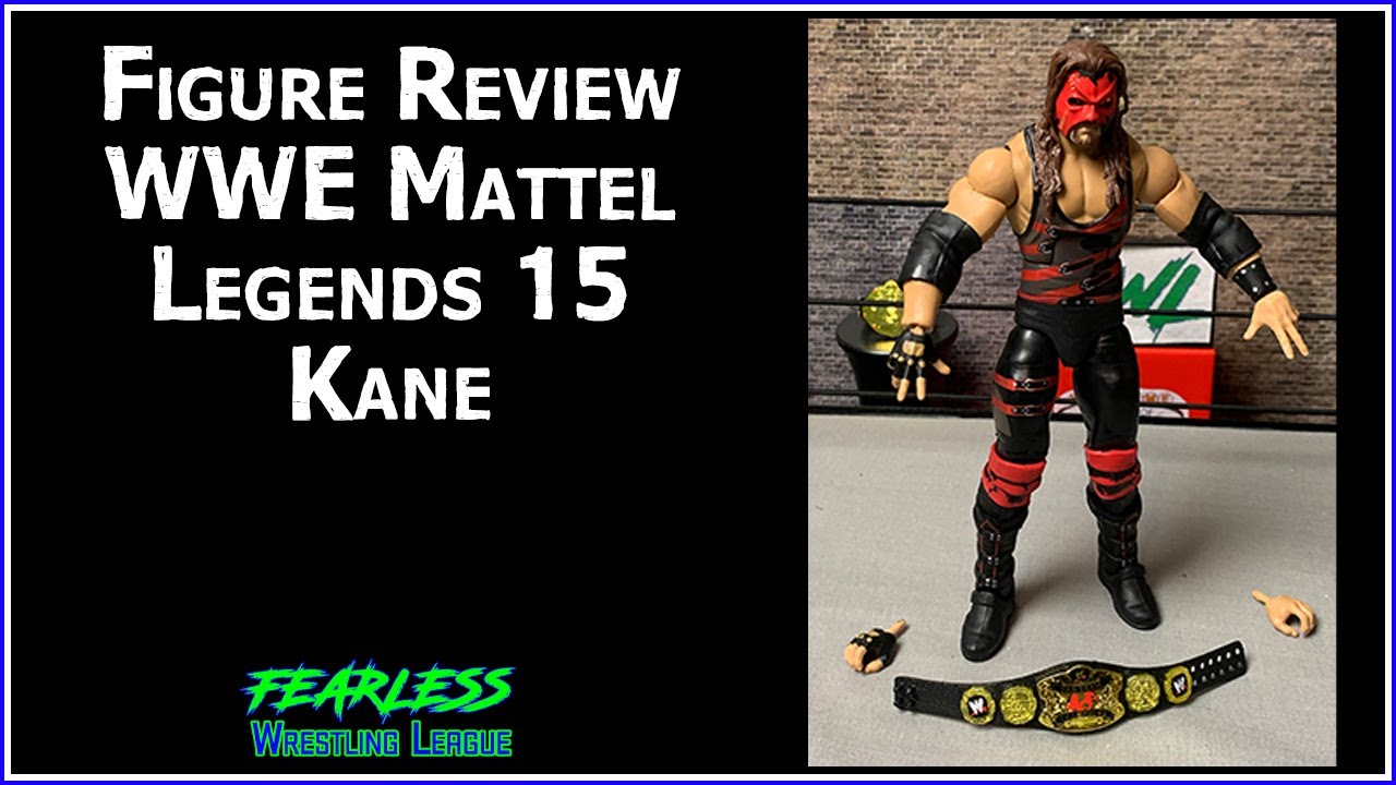 Reviewing Kane WWE Mattel Legends 15 Elite Figure - YouTube