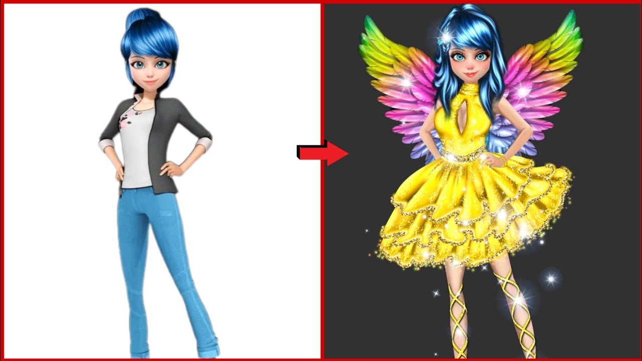 Miraculous ladybug: Marinette glow up transformation into My little ...