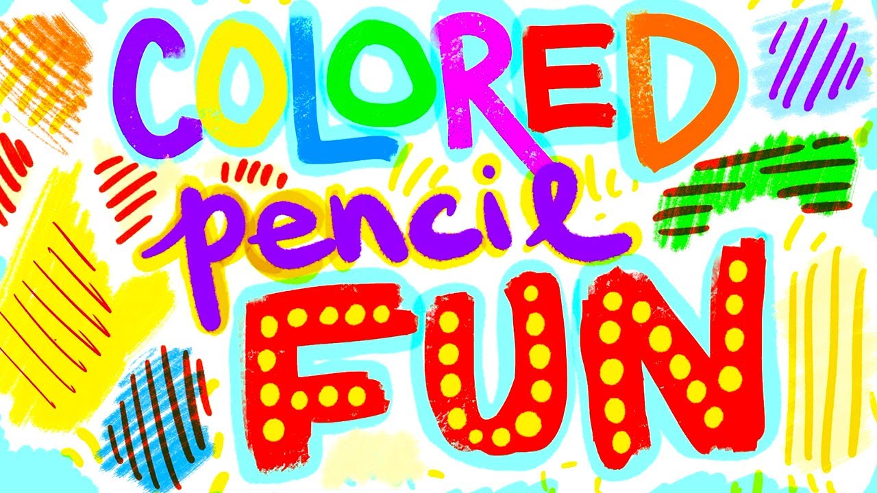 Colored Pencil Fun Techniques to Learn and Practice @H.O.M.E. - YouTube