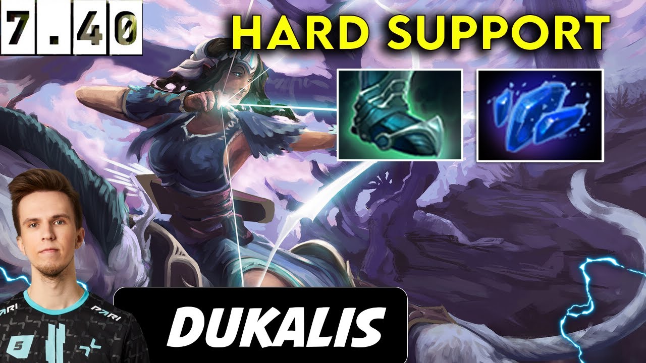 Dukalis Mirana Hard Support - Dota 2 Patch 7.40 Pro Player Gameplay ...