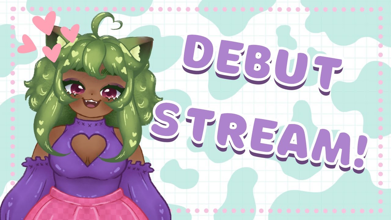 『VTUBER DEBUT!!』Green Cats and Ham! 💜💚 - YouTube