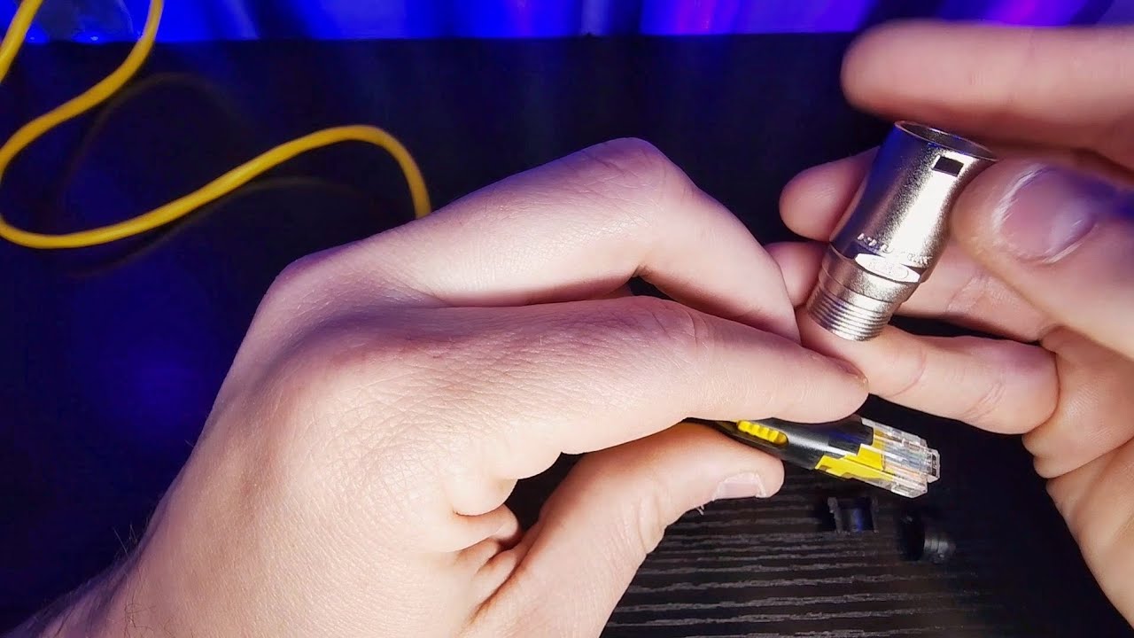 How To Assemble A #neutrik NE8MX #Ethercon Adapter for Pre Installed ...