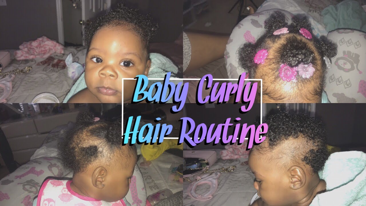 Baby Curly Hair Tutorial - YouTube