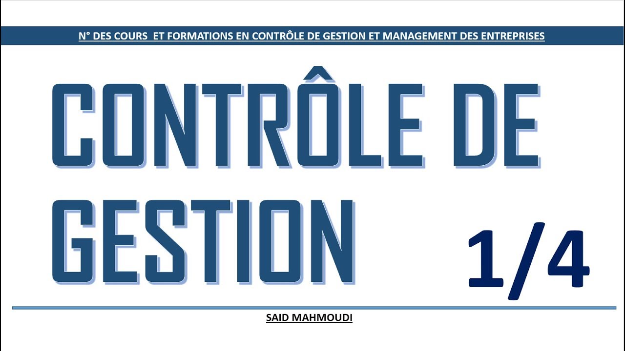 cours de controle de gestion pdf gratuit