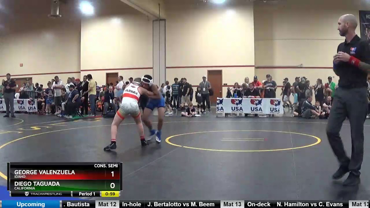 12U 98 George Valenzuela Idaho Vs Diego Taguada California - YouTube