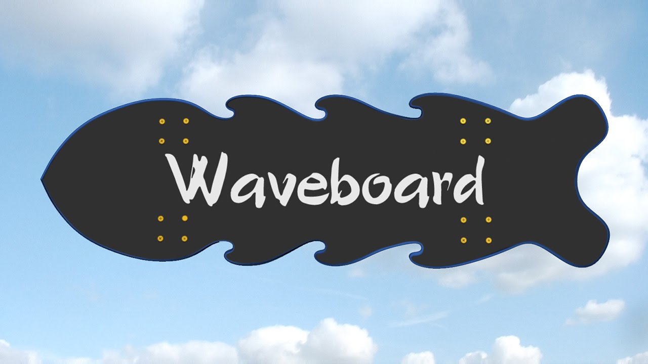 Wave Board - Amazing Hydraulic Skateboard Invention - YouTube
