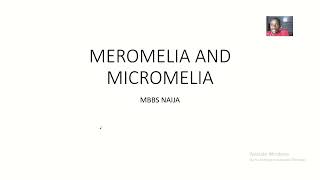 Meromelia