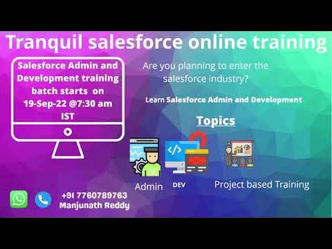 Salesforce admin tutorial || Salesforce admin & development batch - YouTube