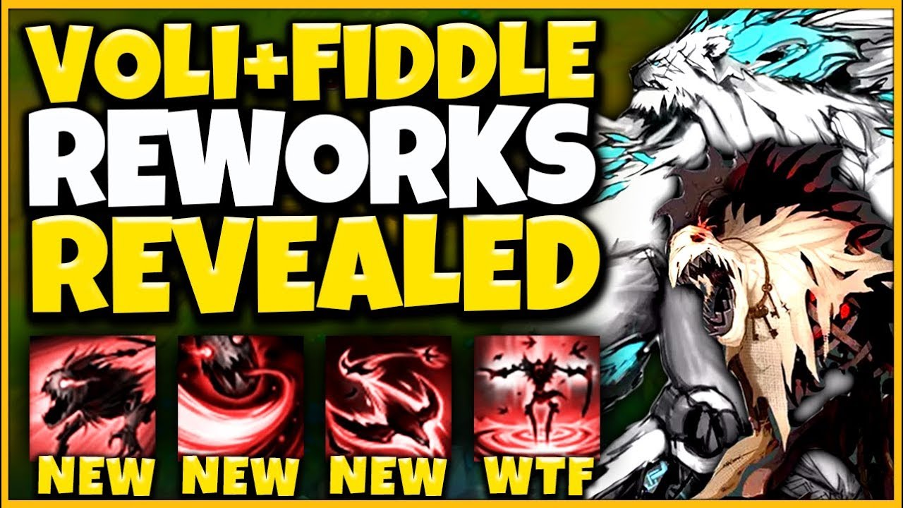4 NEW CHAMPIONS + VOLIBEAR/FIDDLESTICKS REWORK REVEALED (NEW FIDDLE ...