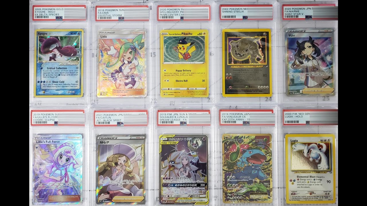 2023 POKEMON CARD PSA GRADE REVEAL!! **PSA 10'S EVERYWHERE!!** - YouTube