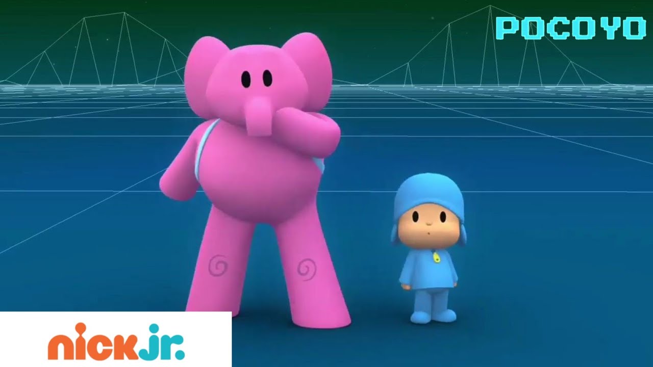 Pocoyo Crazy Inventions | Pocoyo and Elly Enters to Virtual World ...