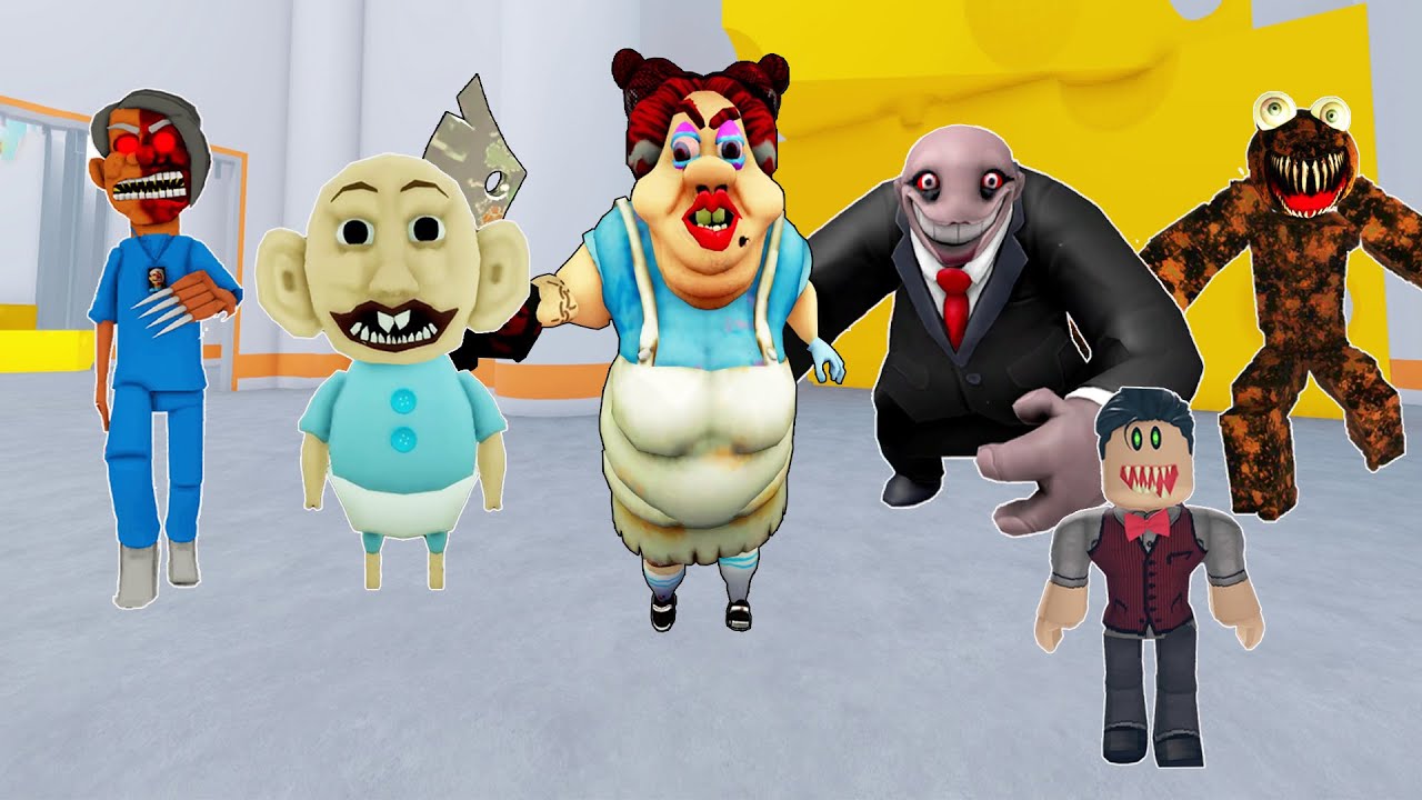 NEW Walkthroughs in Scary Obby Games, Evil Lunch Lady,Evil Barber,Toby ...