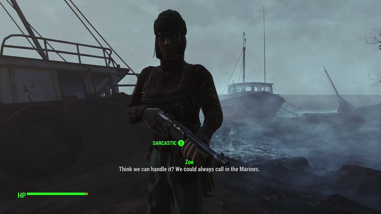 Female sarcastic option on Red Death - Fallout 4 - YouTube