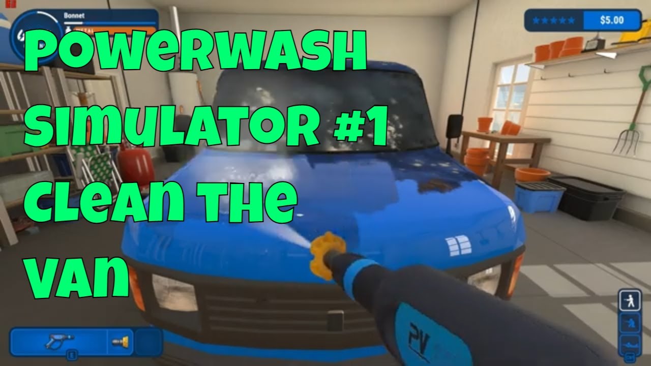 Powerwash simulator gameplay career, no commentary, Clean the van ...