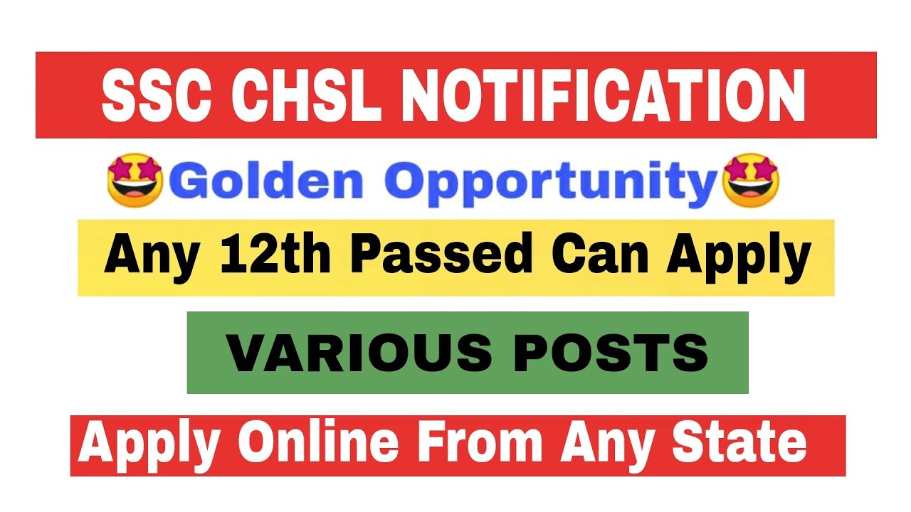 Tripura Job Notification 2022 | Staff Selection Commision Vacancy 2022 ...