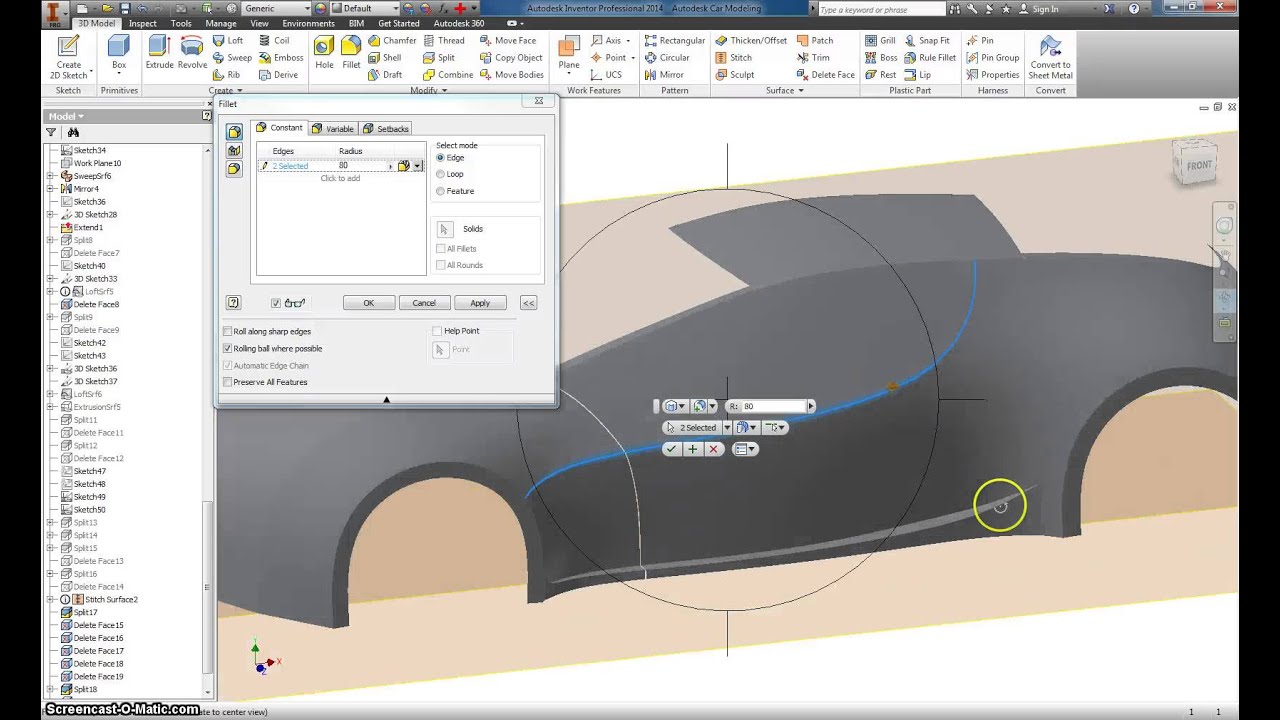 Autodesk Inventor Basic Car modeling Part 13 - YouTube