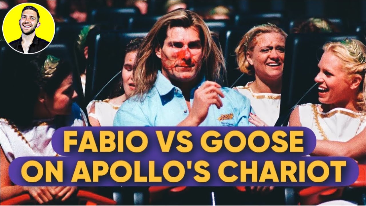 Fabio vs Goose on Apollo’s Chariot at Busch Gardens Williamsburg! - YouTube