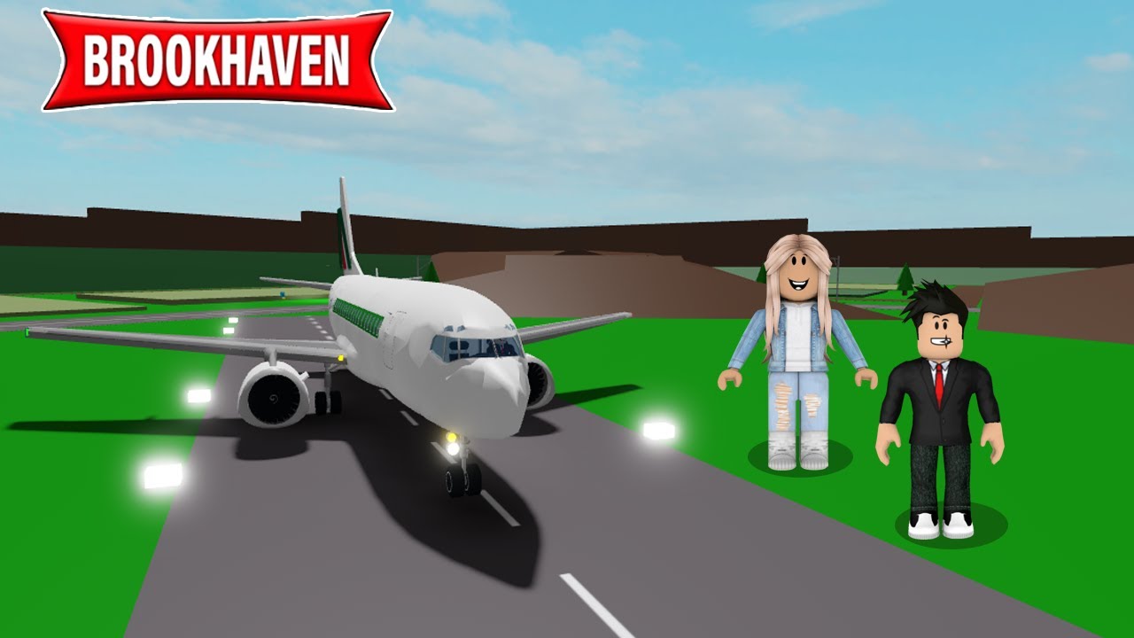 COLOQUEI UM AVIÃO NO BROOKHAVEN RP (Roblox) - YouTube
