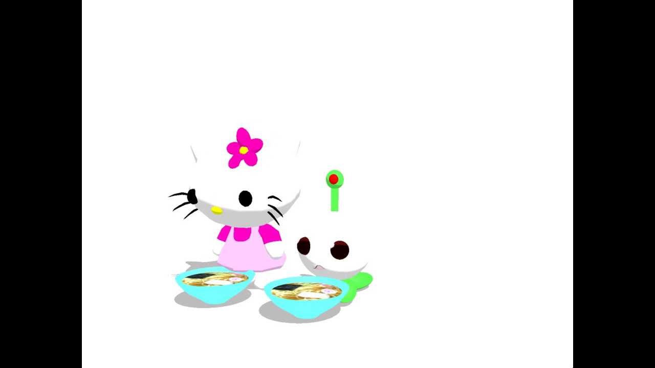 [MMD] Hello Kitty and Mashi Maro Episode 1 - YouTube