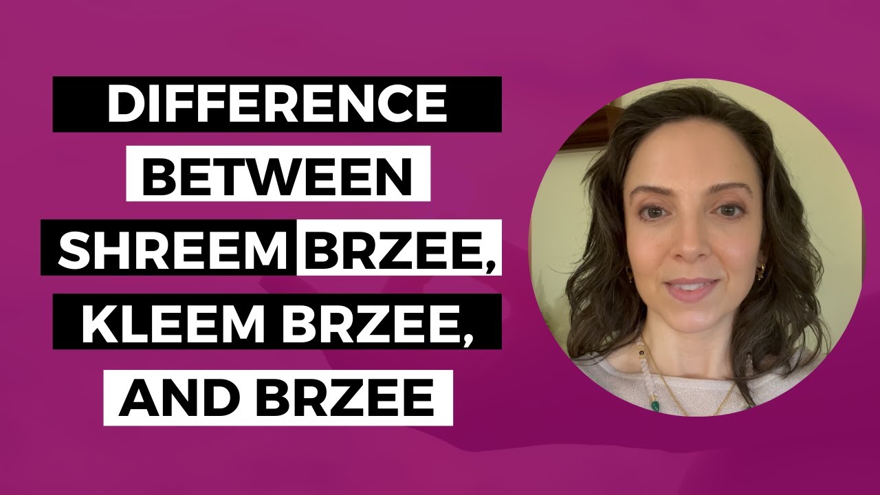 Difference between Shreem Brzee, Kleem Brzee and Brzee - YouTube
