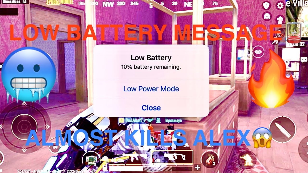 LOW BATTERY MESSAGE ALMOST KILLS ALEX! 😱😤🪫 - YouTube